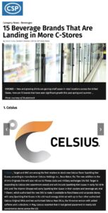 Celsius - Celsius Holdings Inc.
